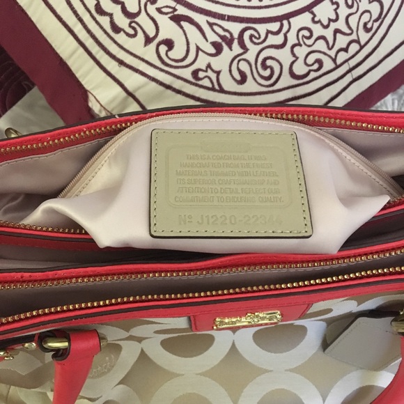 Bags | Authentic Coach 22344 Madison Op Art Kara Carryall | Poshmark